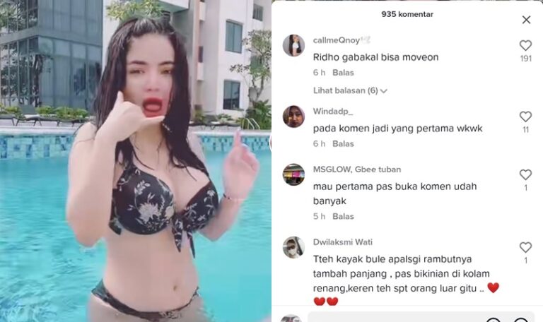 Dinar Candy Berbikini dan Pamer Bodi Semok di Kolam Renang, Netizen ...