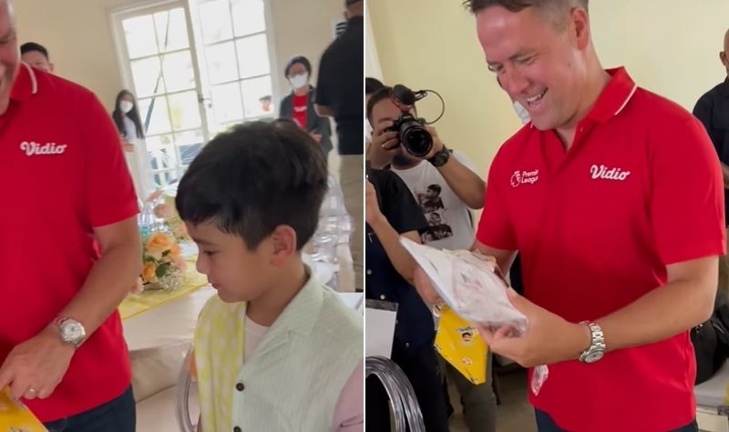 Ulang Tahun, Rafathar Malah Beri Hadiah Baju ke Michael Owen