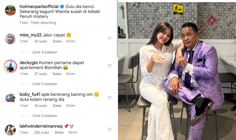Pernah Nangis Disomasi, Kini Kienzy Mylien Mesra dengan Hotman Paris