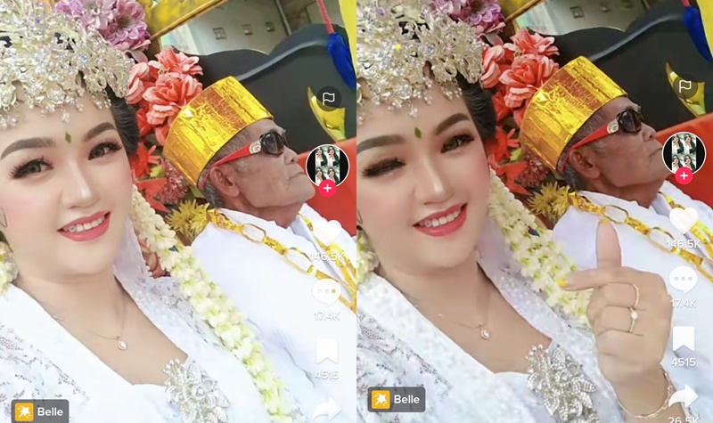 Viral Cewek Cantik Ini Nikah Dengan Kakek Kakek Netizen Bentar Lagi