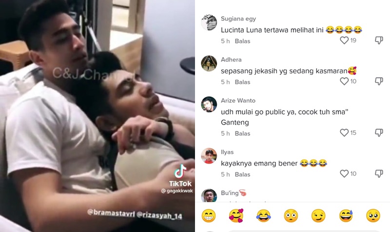 Verrel Bramasta Pamer Kemesraan dengan Riza Syah, Netizen: Cocok, Sama ...