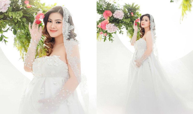 Jadi Pengantin Lagi, Felicya Angelista Tampil 'Wow' dengan Gaun Pernikahan Meski Sedang Hamil Tua