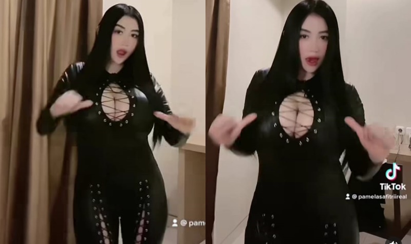 Pamela Safitri Pamer Bodi Seksi dan Belahan Dada yang Menggoda, Netizen: Semua Tubuhnya Bikin Ngiler