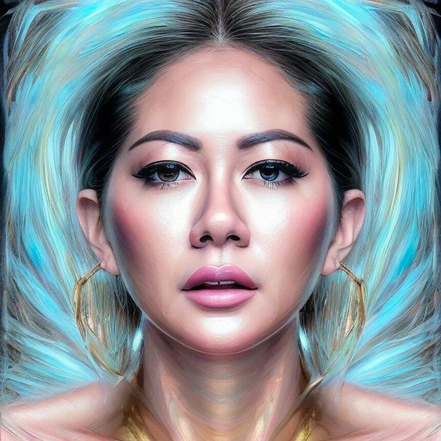 Inti Pesona Atien Simon Bergaya Ala Avatar, Tetap Seksi dan Elegan