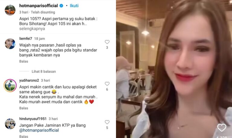 Ini Aspri Cantik ke-105 Hotman Paris, Pertama Bersuku Batak