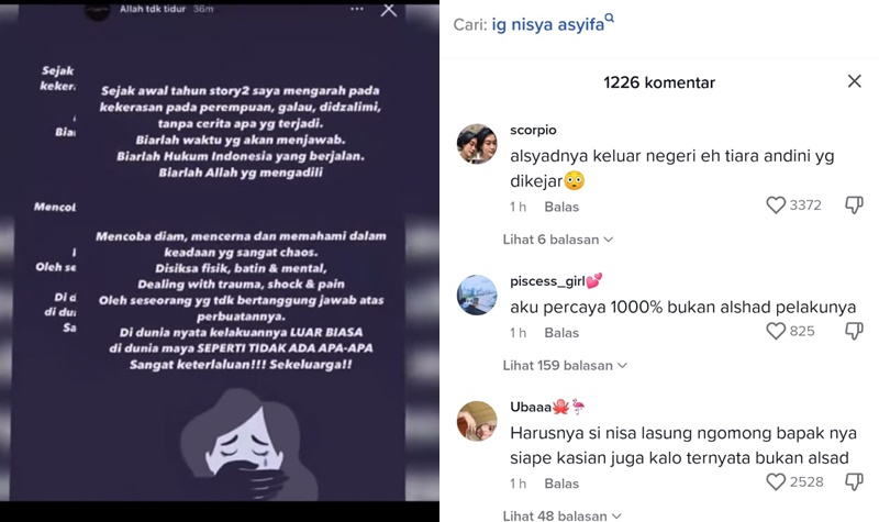 Ini Sosok Nissa Asyifa Yang Diduga Melahirkan Anak Alshad Ahmad Ini Sosok Nissa Asyifa Yang Diduga Melahirkan Anak Alshad Ahmad