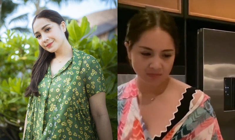 Atasan Pundak Baju Nagita Slavina Terbuka Lebar, Netizen: Meresahkan