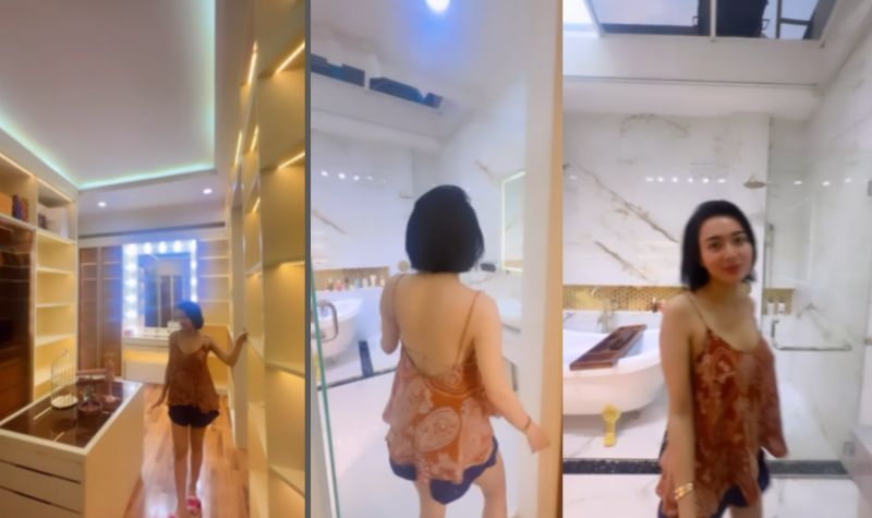Wika Salim Beberes Rumah Cuma Pakai Daster Punggung Terbuka, Netizen ... Wika Salim Beberes Rumah Cuma Pakai Daster Punggung Terbuka, Netizen ...