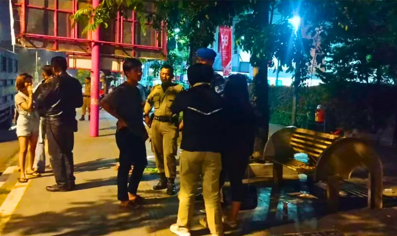 3 Perempuan Diamankan Satpol PP Padang di Jalan Khatib Sulaiman