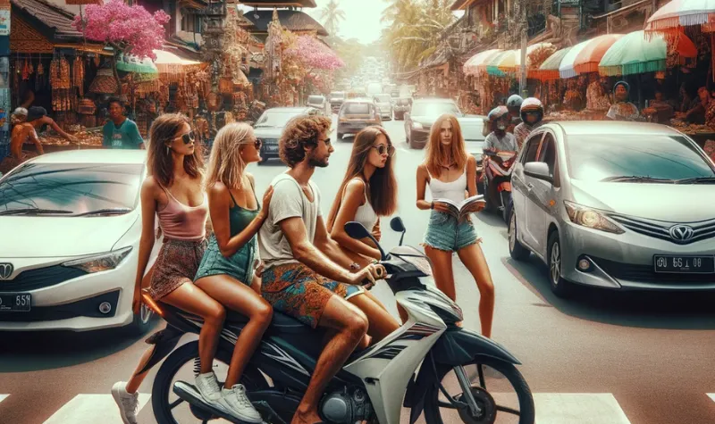 Bule Wanita Tak Pakai Celana Dalam Naik Ojek di Bali, Bikin Warganet Geram